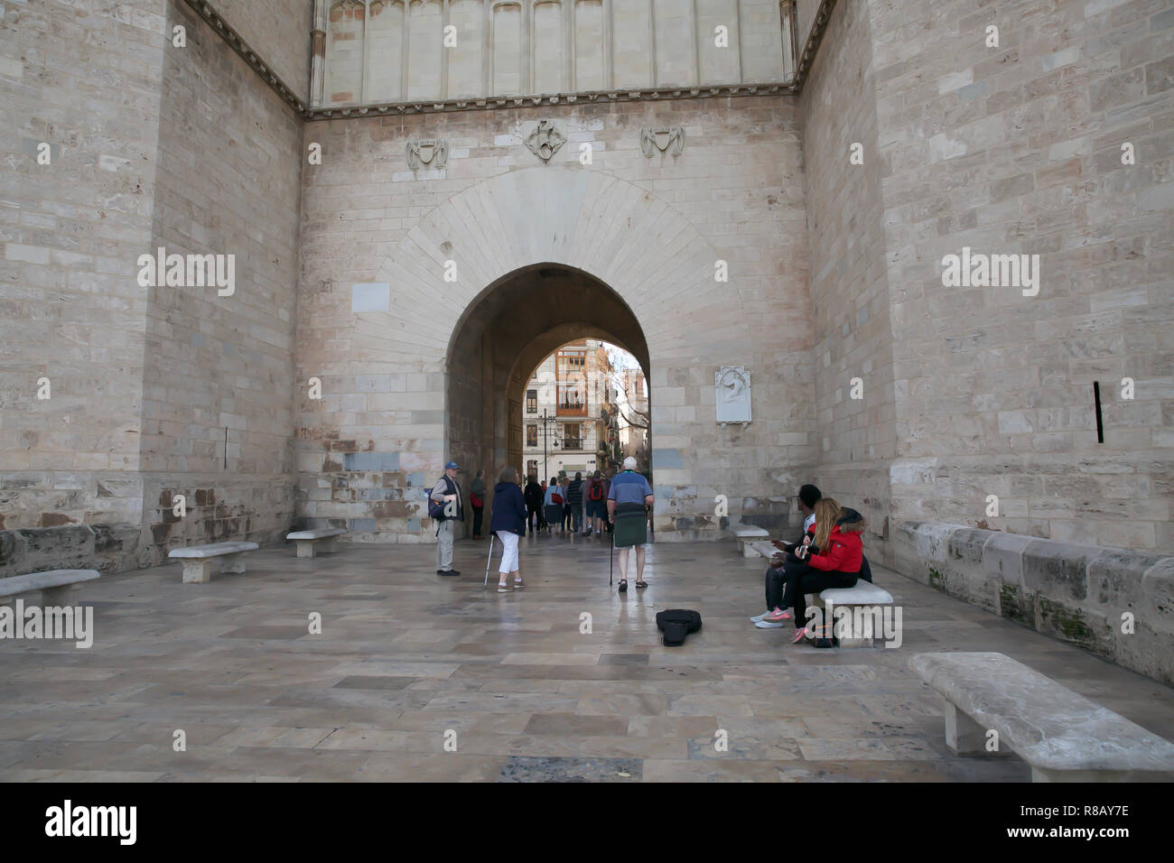 Valencia,Spain,15th December 2018,Blue skies over Valencia in Spain ...