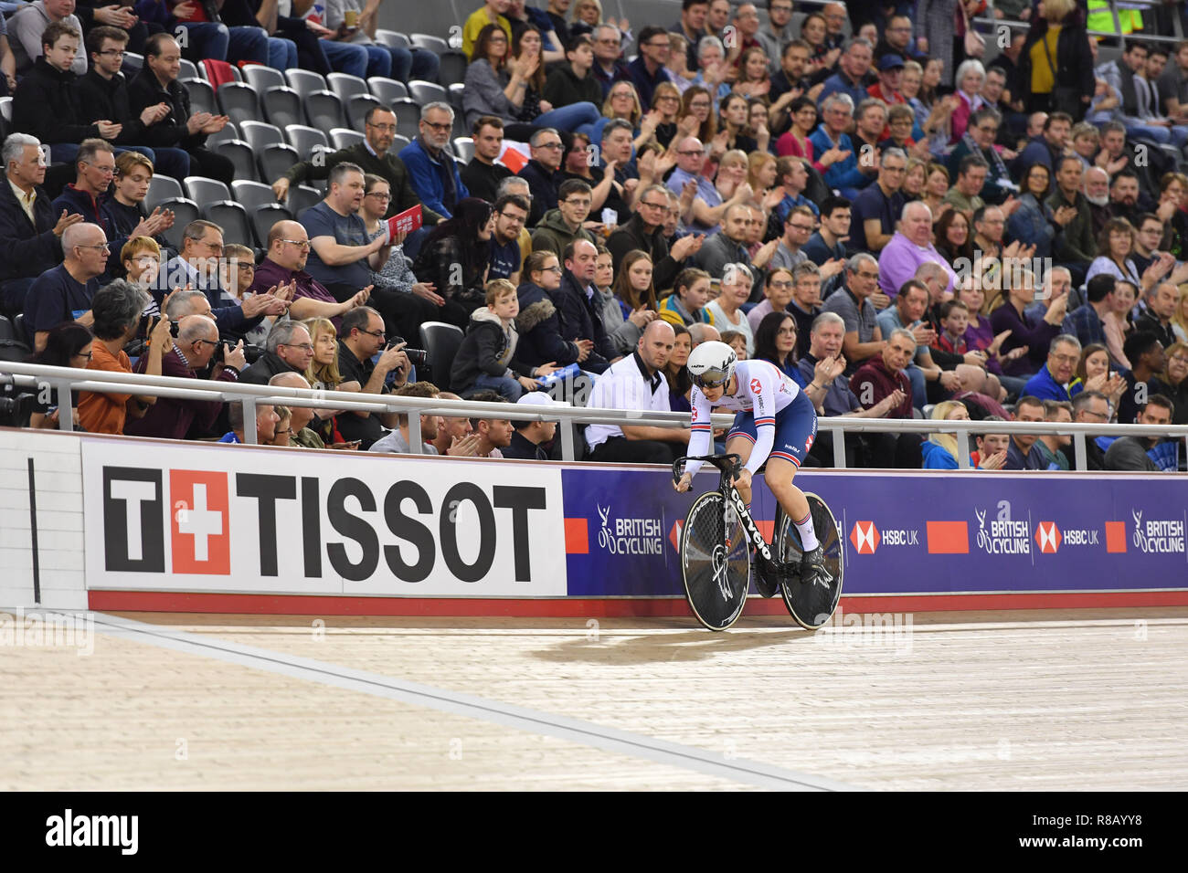London, UK. 15th December, 2018. Katy Marchant (GBR) in Women's Sprint ...