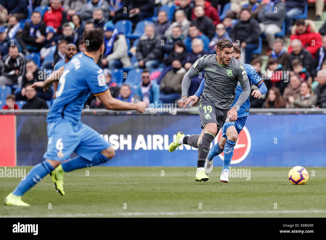 Coliseum Alfonso Perez, Getafe, Spain. 15th Dec, 2018. La Liga football ...