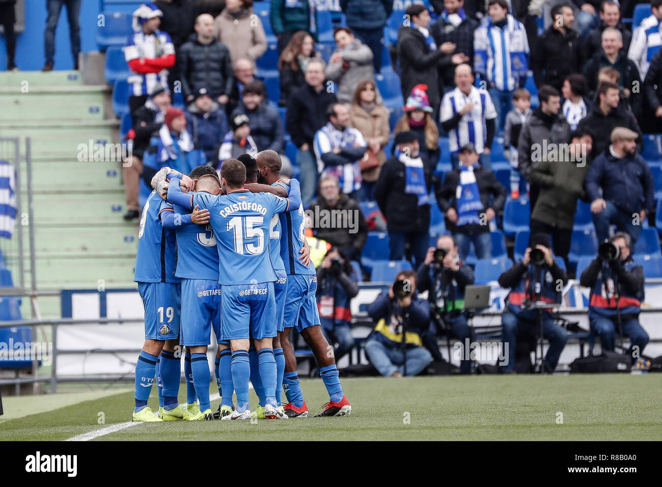 Coliseum Alfonso Perez, Getafe, Spain. 15th Dec, 2018. La Liga football ...