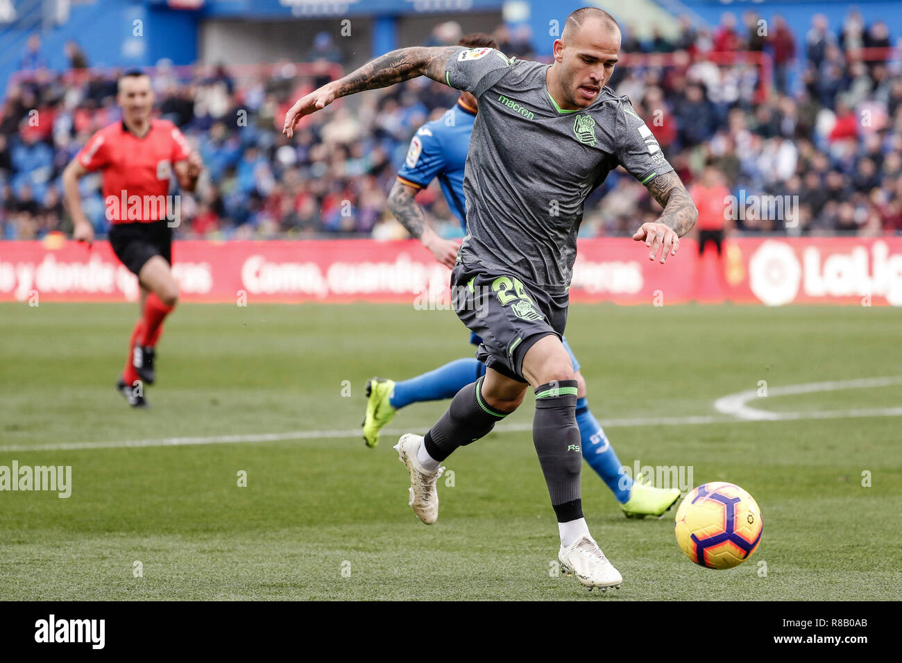 Coliseum Alfonso Perez, Getafe, Spain. 15th Dec, 2018. La Liga football ...