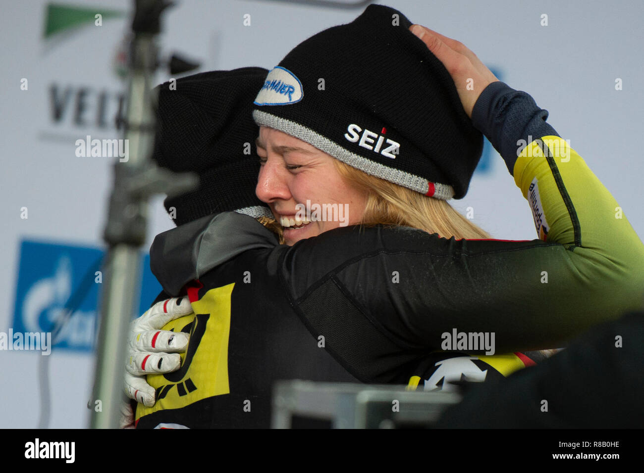 Winterberg, Germany. 15th Dec, 2018. Bob, World Cup, two-man bob, women ...