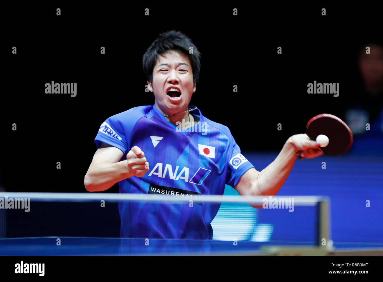Incheon, South Korea. 15th Dec, 2018. Jun Mizutani (JPN) Table Tennis : Seamaster 2018 ITTF ...