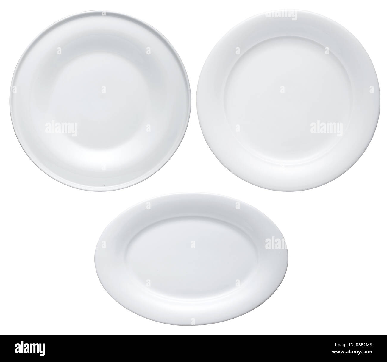 Ceramic tableware dish isolated on white background Stock Photo - Alamy