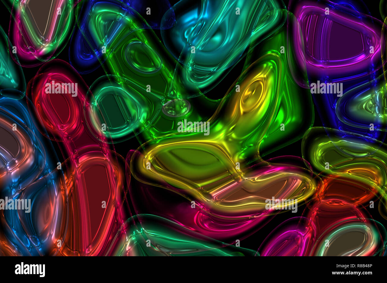 abstract colored glass art graphic Stock Photo - Alamy