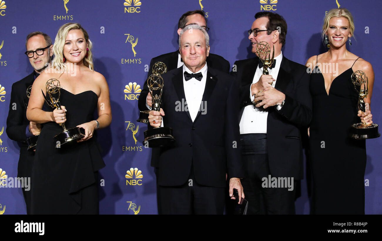LOS ANGELES, CA, USA - SEPTEMBER 17: Steve Higgins, Lorne Michaels ...
