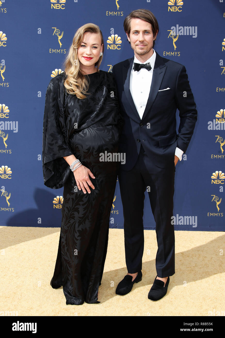 LOS ANGELES, CA, USA - SEPTEMBER 17: Yvonne Strahovski, Tim Loden at ...