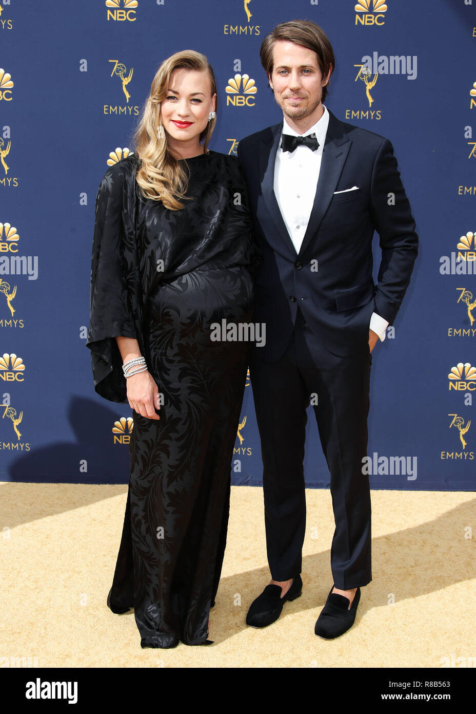 LOS ANGELES, CA, USA - SEPTEMBER 17: Yvonne Strahovski, Tim Loden at ...