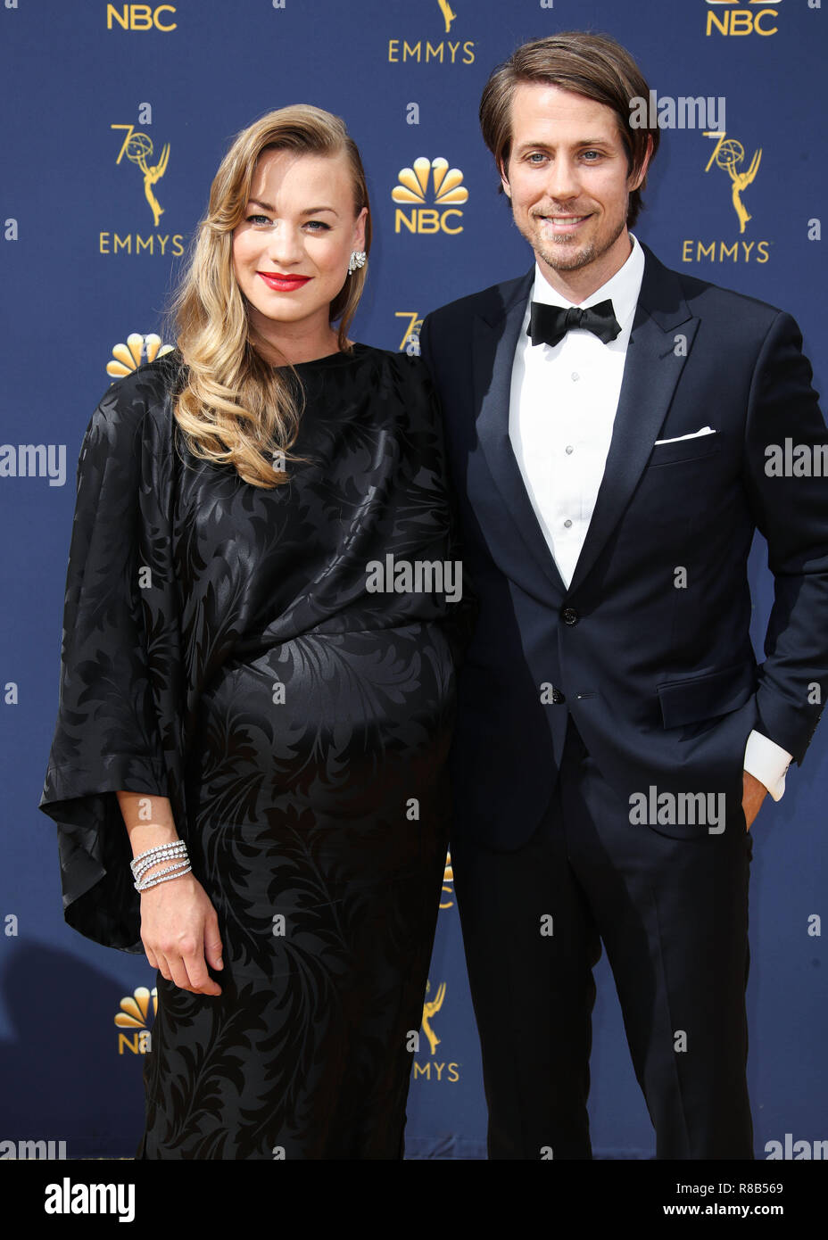 LOS ANGELES, CA, USA - SEPTEMBER 17: Yvonne Strahovski, Tim Loden at ...