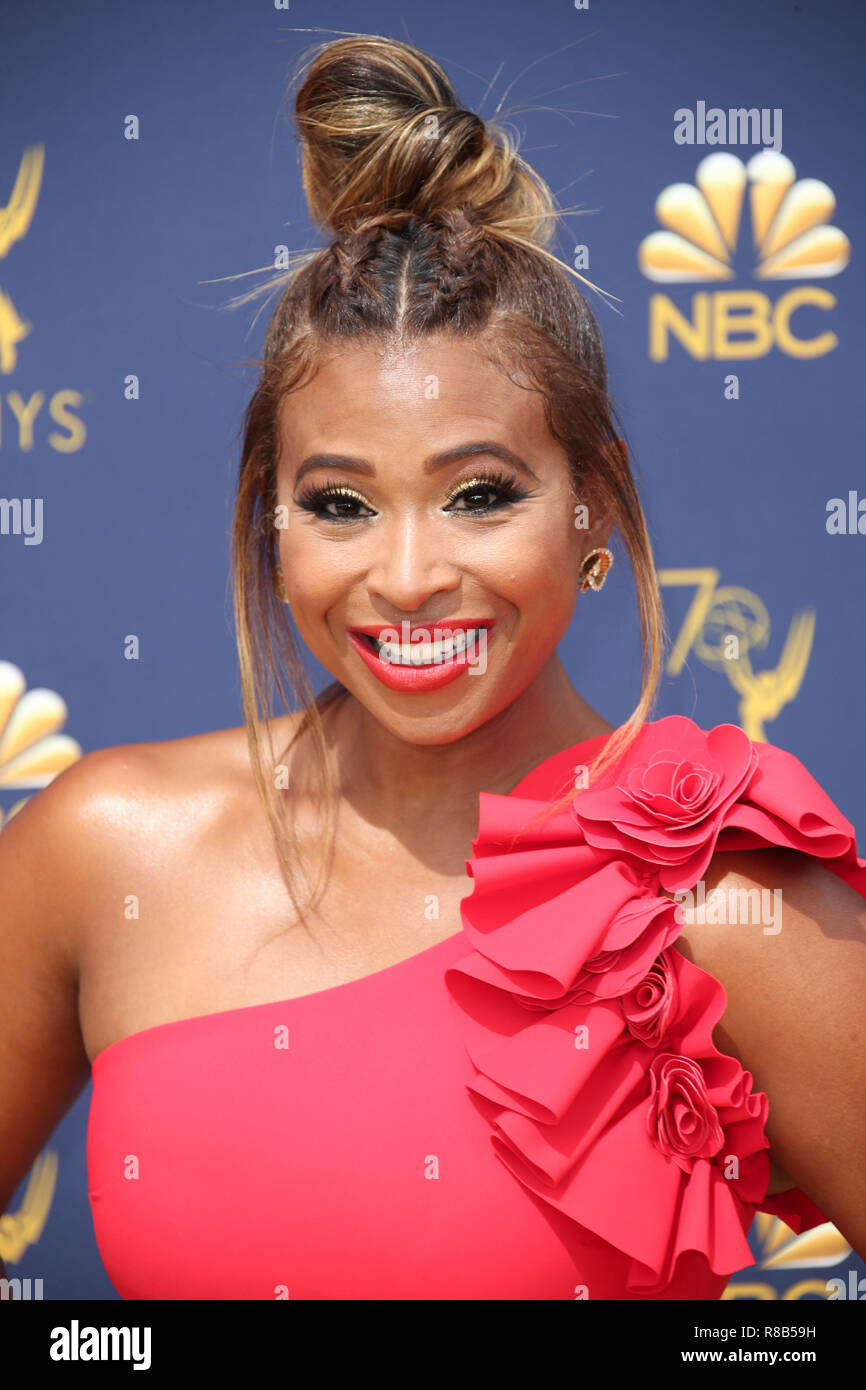 LOS ANGELES, CA, USA - SEPTEMBER 17: Tanika Ray at the 70th Annual ...