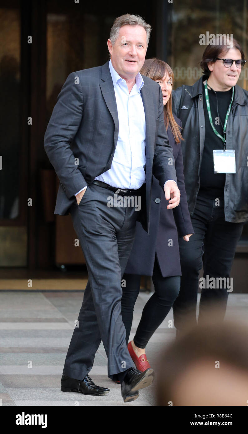 Piers Morgan outside ITV Studios Featuring: Piers Morgan Where: London ...