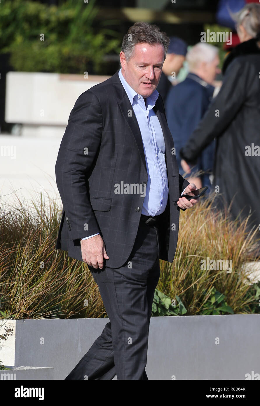 Piers Morgan outside ITV Studios Featuring: Piers Morgan Where: London ...
