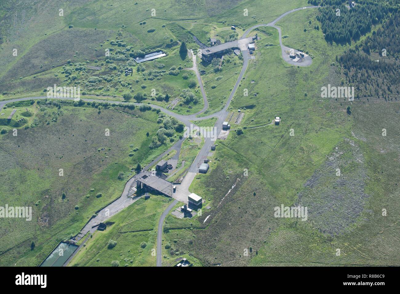 Greymare Hill missile test area, RAF Spadeadam, Cumbria, 2014. Creator ...