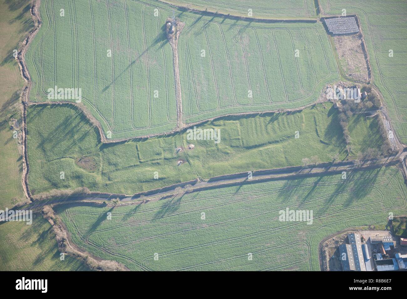 Deserted medieval village of West Hartburn, Darlington, Durham, 2015 ...