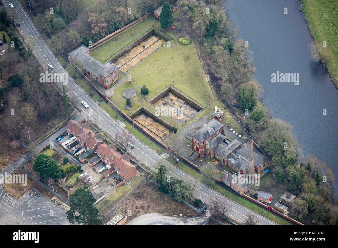 River tees darlington aerial hi-res stock photography and images - Alamy