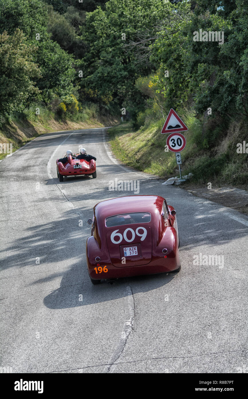PESARO COLLE SAN BARTOLO , ITALY - MAY 17 - 2018 : ERMINI 1100 ...