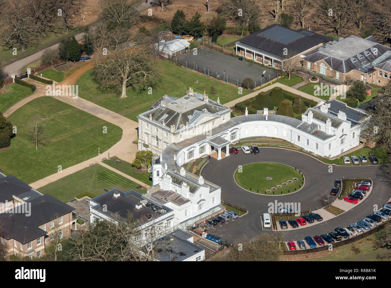 White Lodge, Richmond Park, Richmond upon Thames, London, 2018. Creator ...