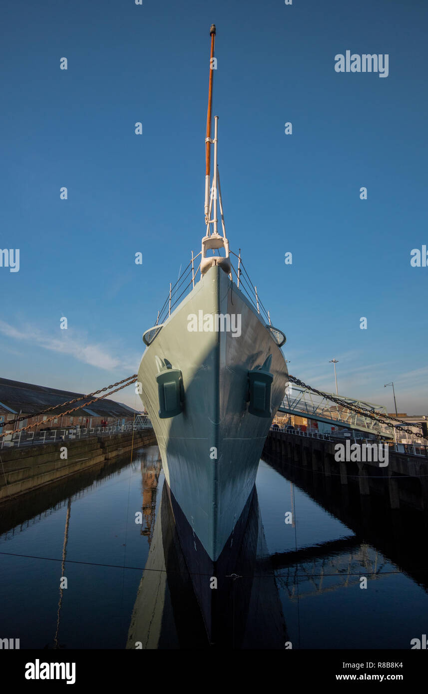 HMS Cavalier, British World War 2 C-Class Destroyer now at Chatham ...