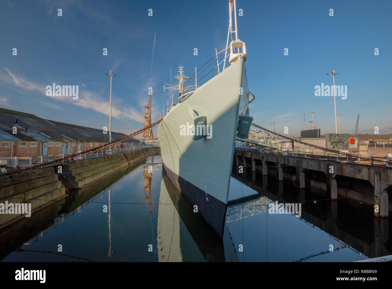 HMS Cavalier, British World War 2 C-Class Destroyer now at Chatham ...