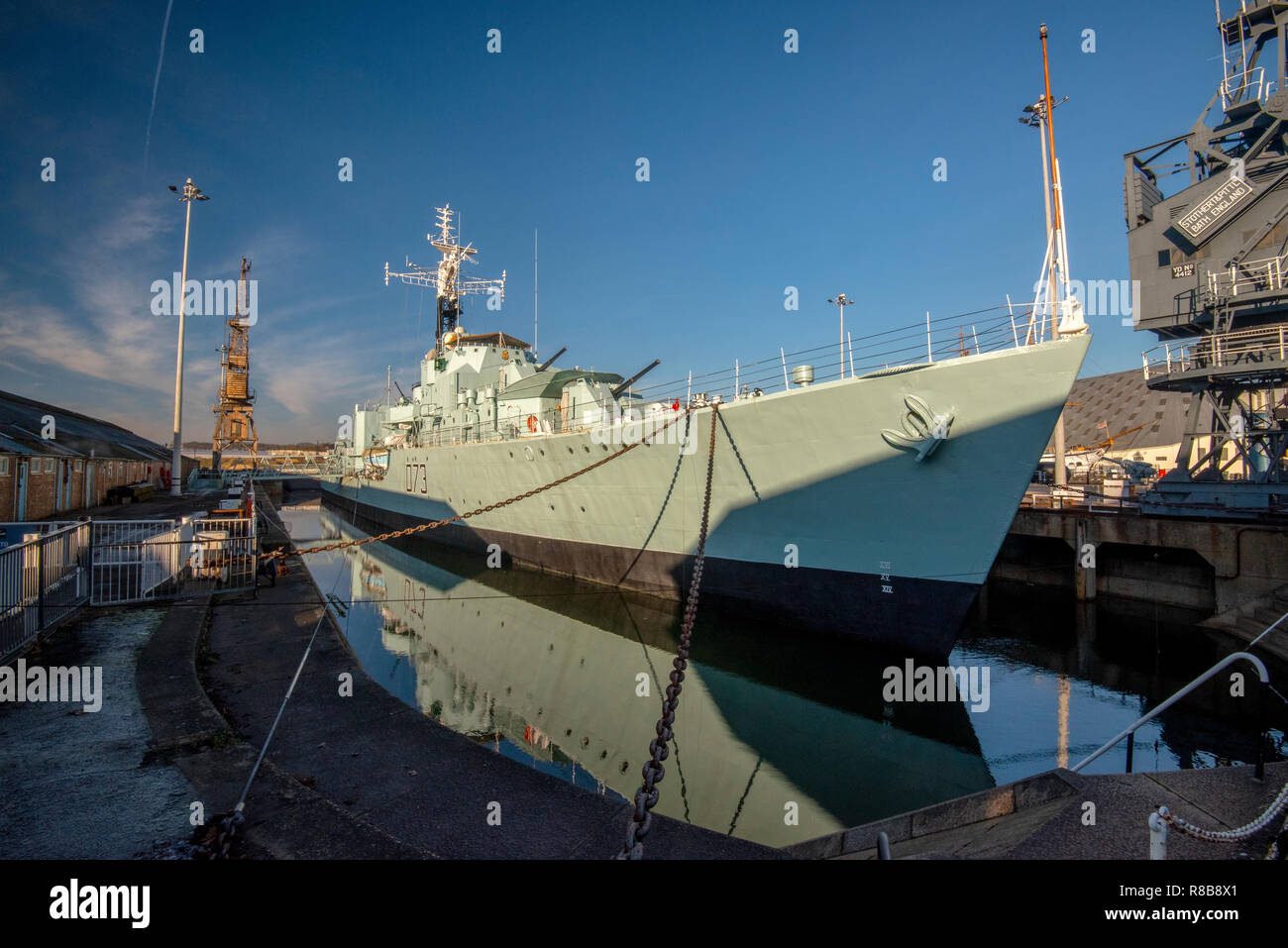 HMS Cavalier, British World War 2 C-Class Destroyer now at Chatham ...
