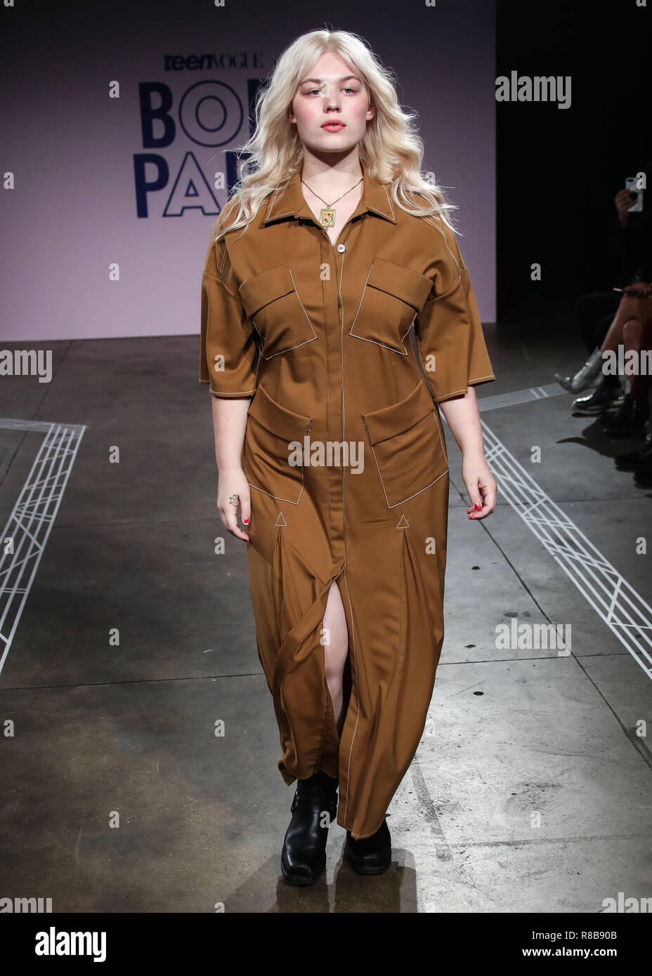 MANHATTAN, NEW YORK CITY, NY, USA - SEPTEMBER 11: Model at Teen Vogue's ...