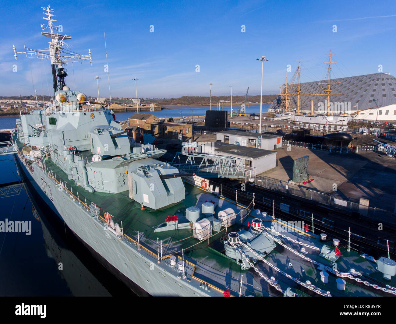 HMS Cavalier, British World War 2 C-Class Destroyer now at Chatham ...