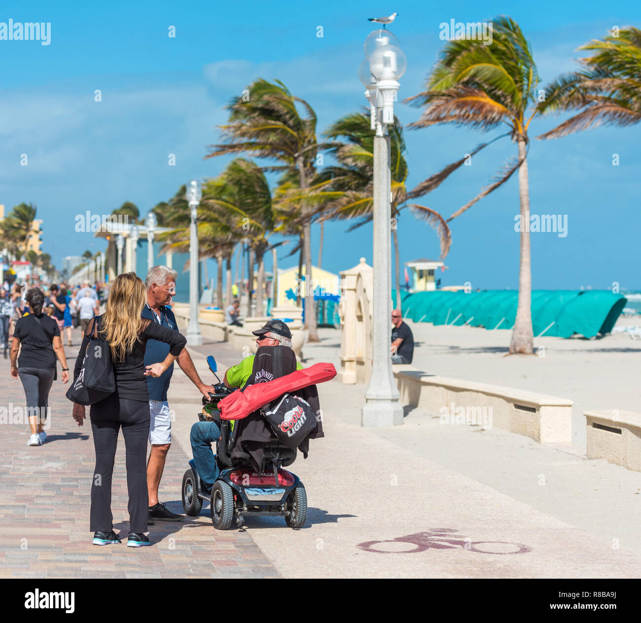 South Beach Florida Crowd High Resolution Stock Photography and Images ...