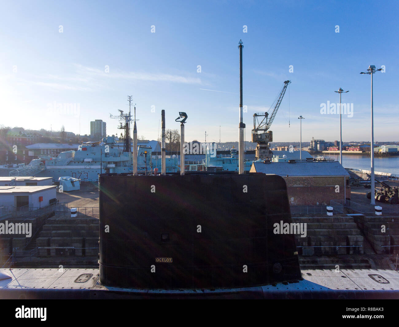 HMS Ocelot (S17), British Oberon class submarine now on show at Chatham ...