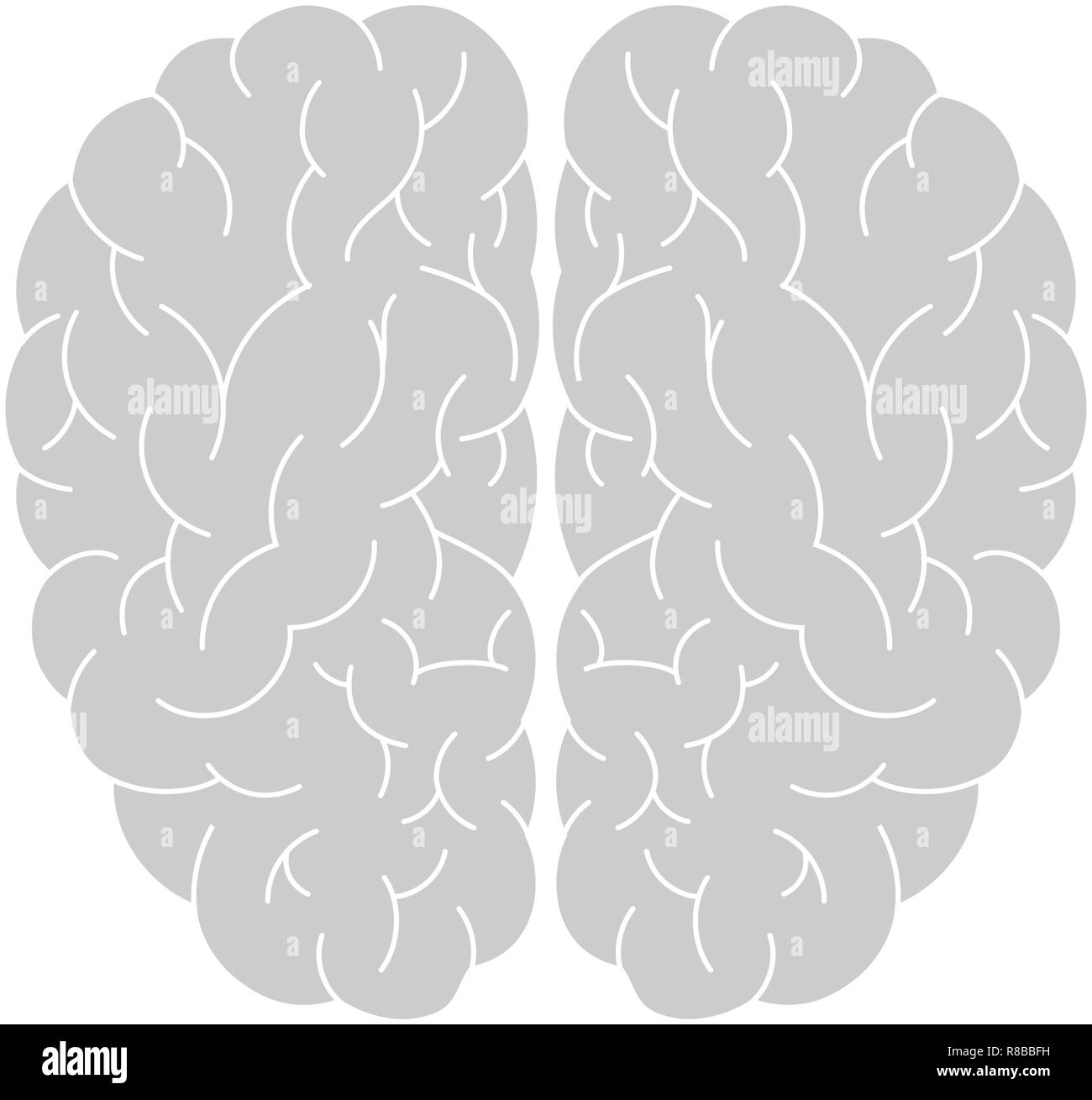 Brain vector icon Stock Vector Image & Art - Alamy