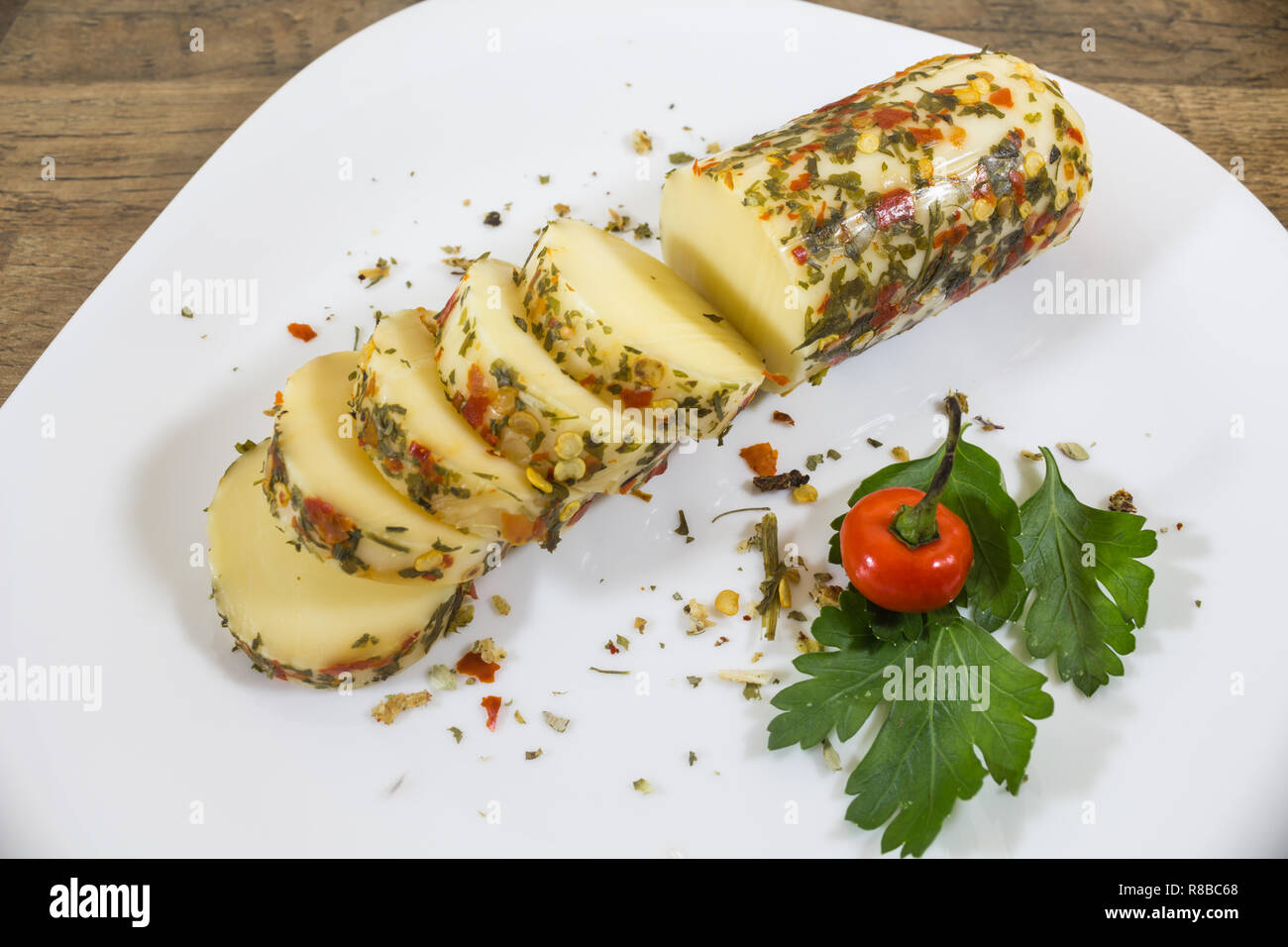 Provolone cheese, of Italian origin, very elaborated in the regions of ...