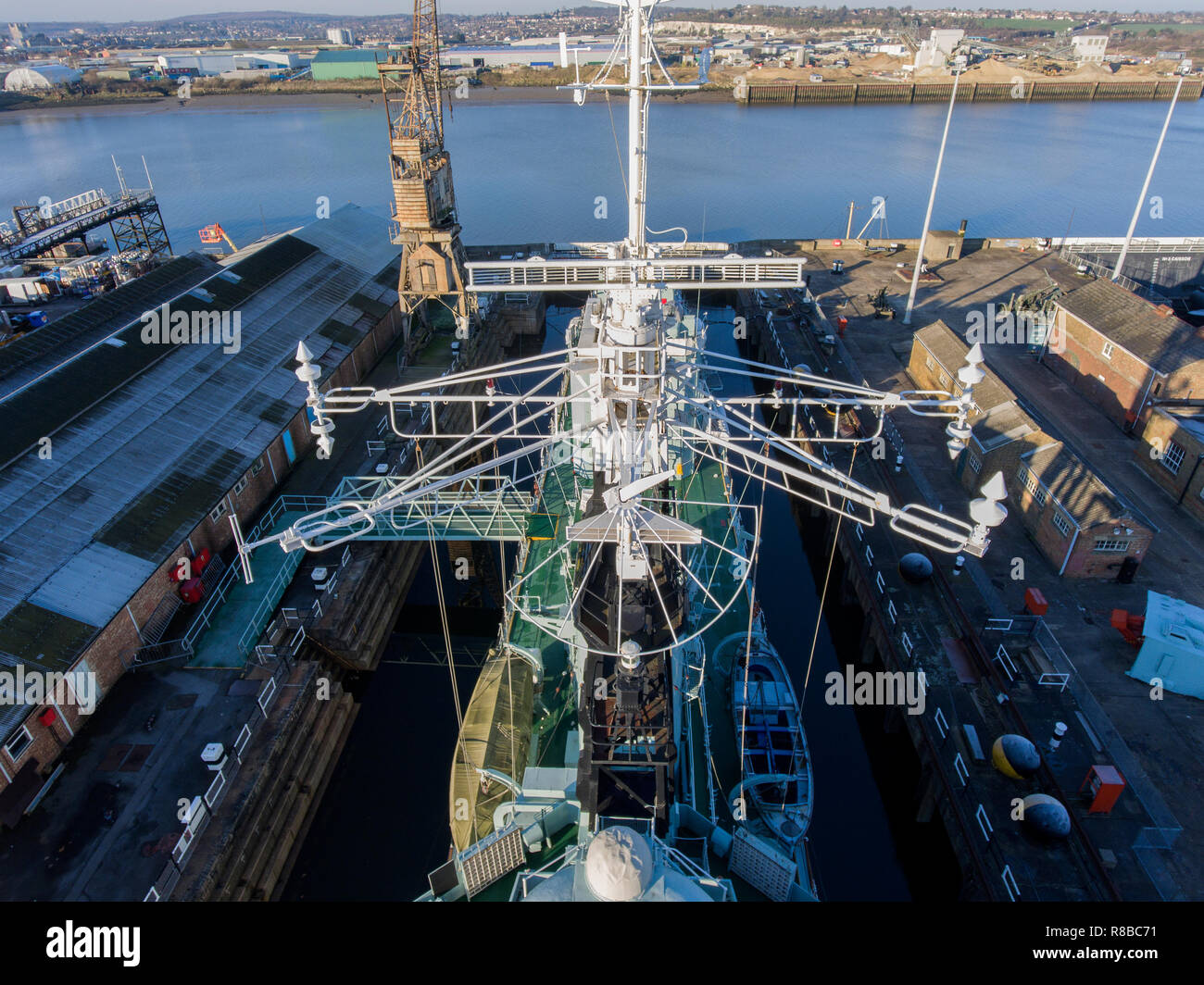 HMS Cavalier, British World War 2 C-Class Destroyer now at Chatham ...