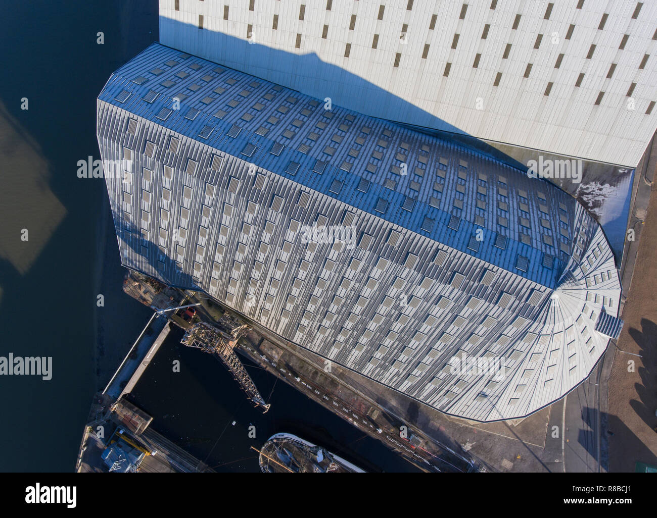 Roof of The Big Store, massive covered slipway at Chatham Dockyard ...