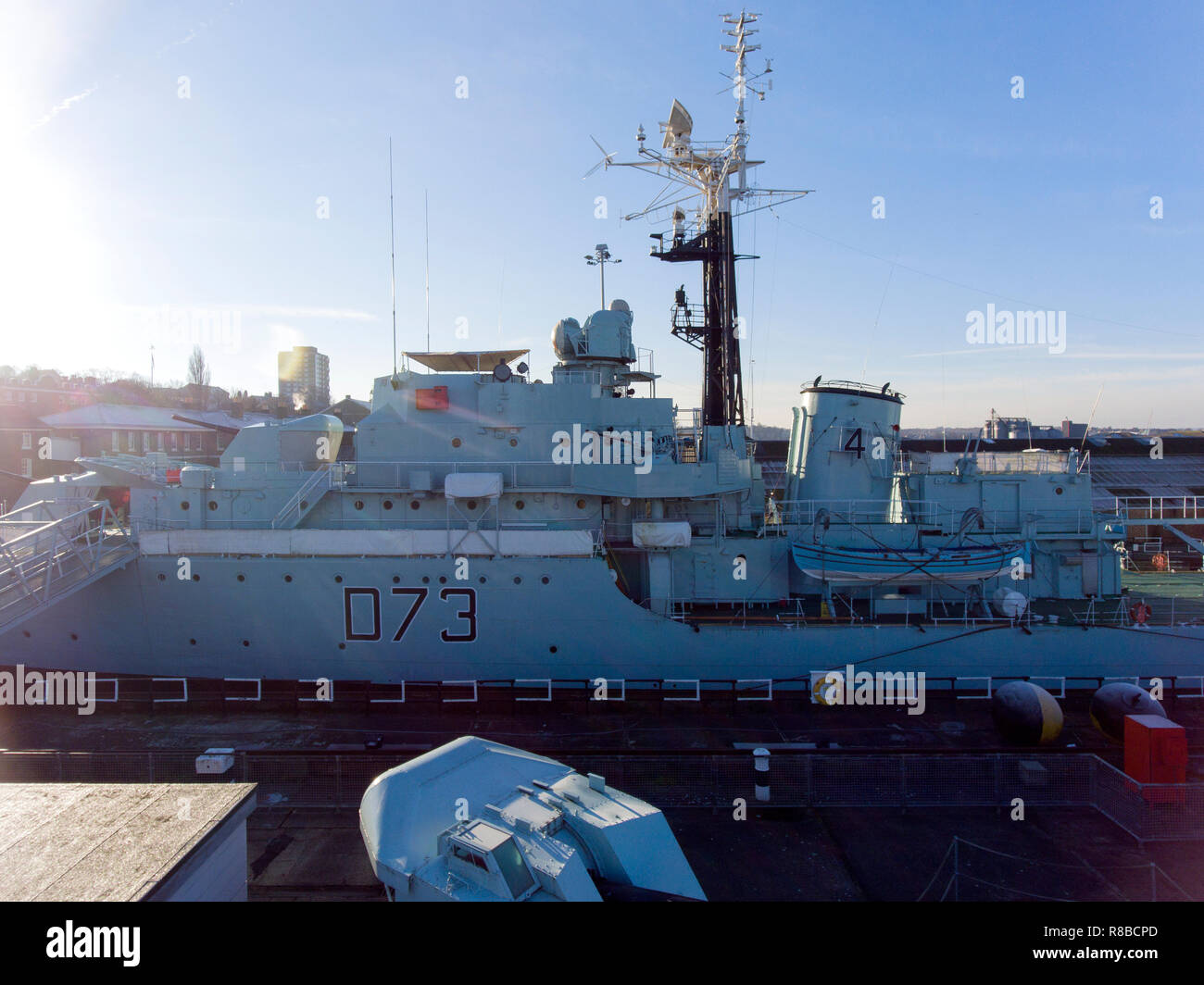 HMS Cavalier, British World War 2 C-Class Destroyer now at Chatham ...