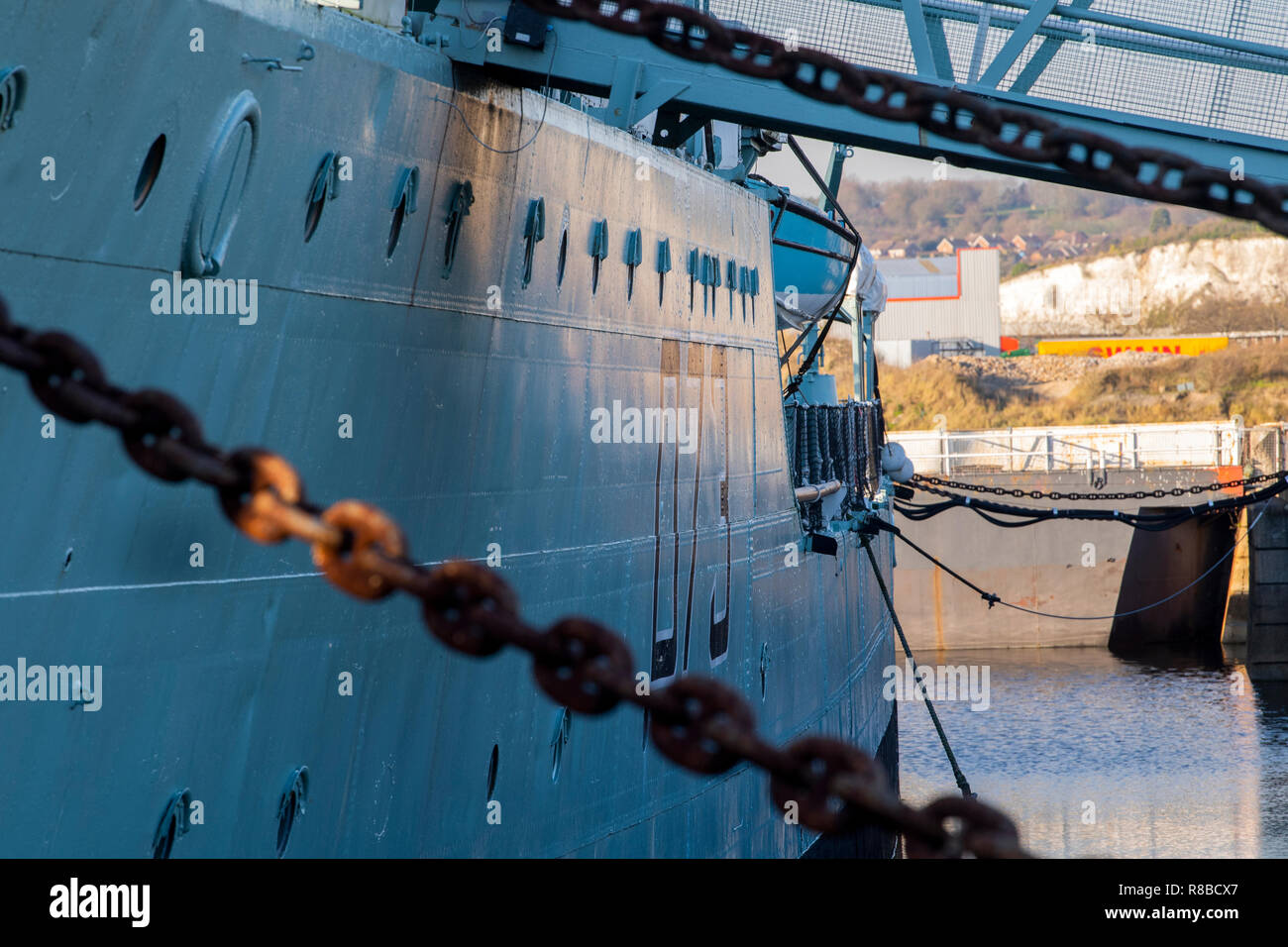 HMS Cavalier, British World War 2 C-Class Destroyer now at Chatham ...