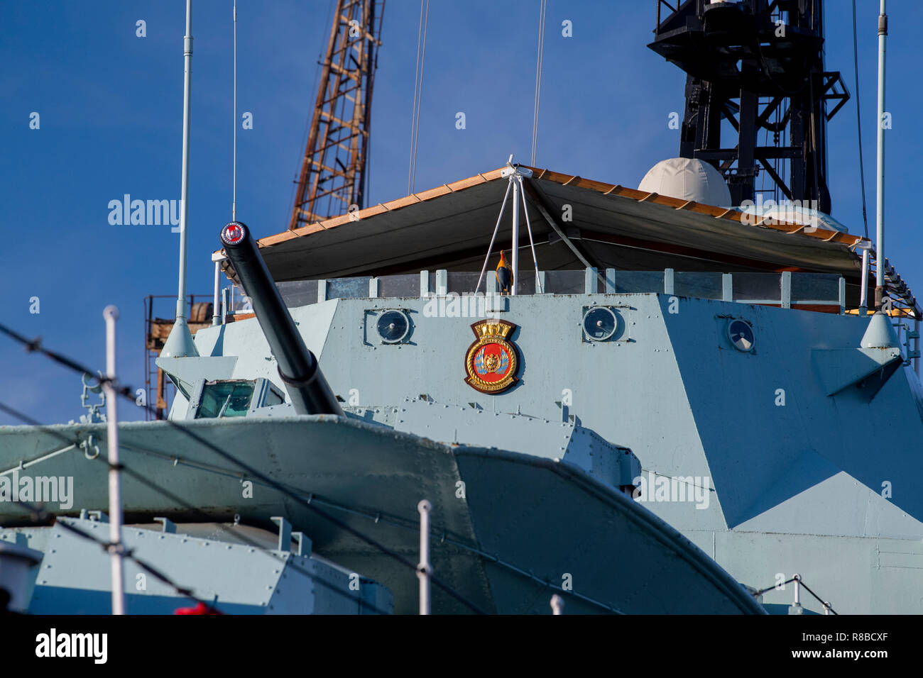 HMS Cavalier, British World War 2 C-Class Destroyer now at Chatham ...