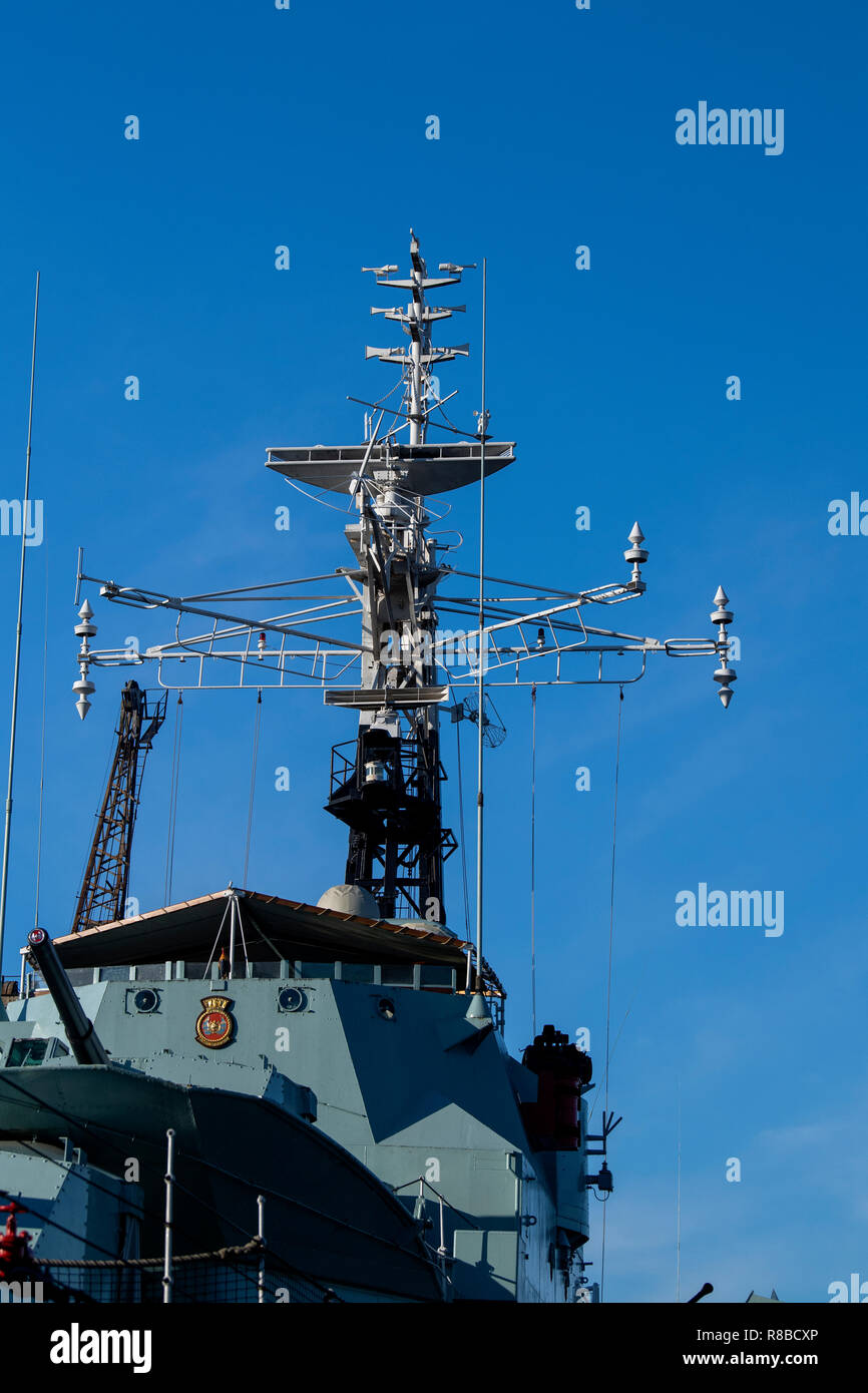 HMS Cavalier, British World War 2 C-Class Destroyer now at Chatham ...
