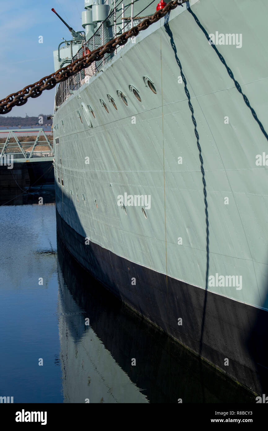 HMS Cavalier, British World War 2 C-Class Destroyer now at Chatham ...