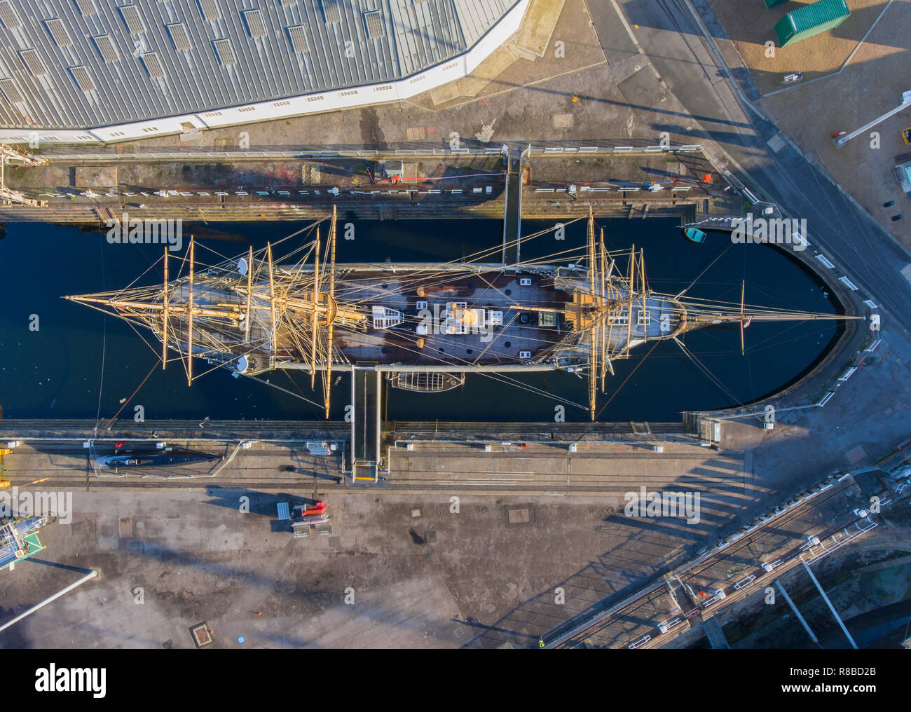 Detail on top deck of sailing ship hi-res stock photography and images ...
