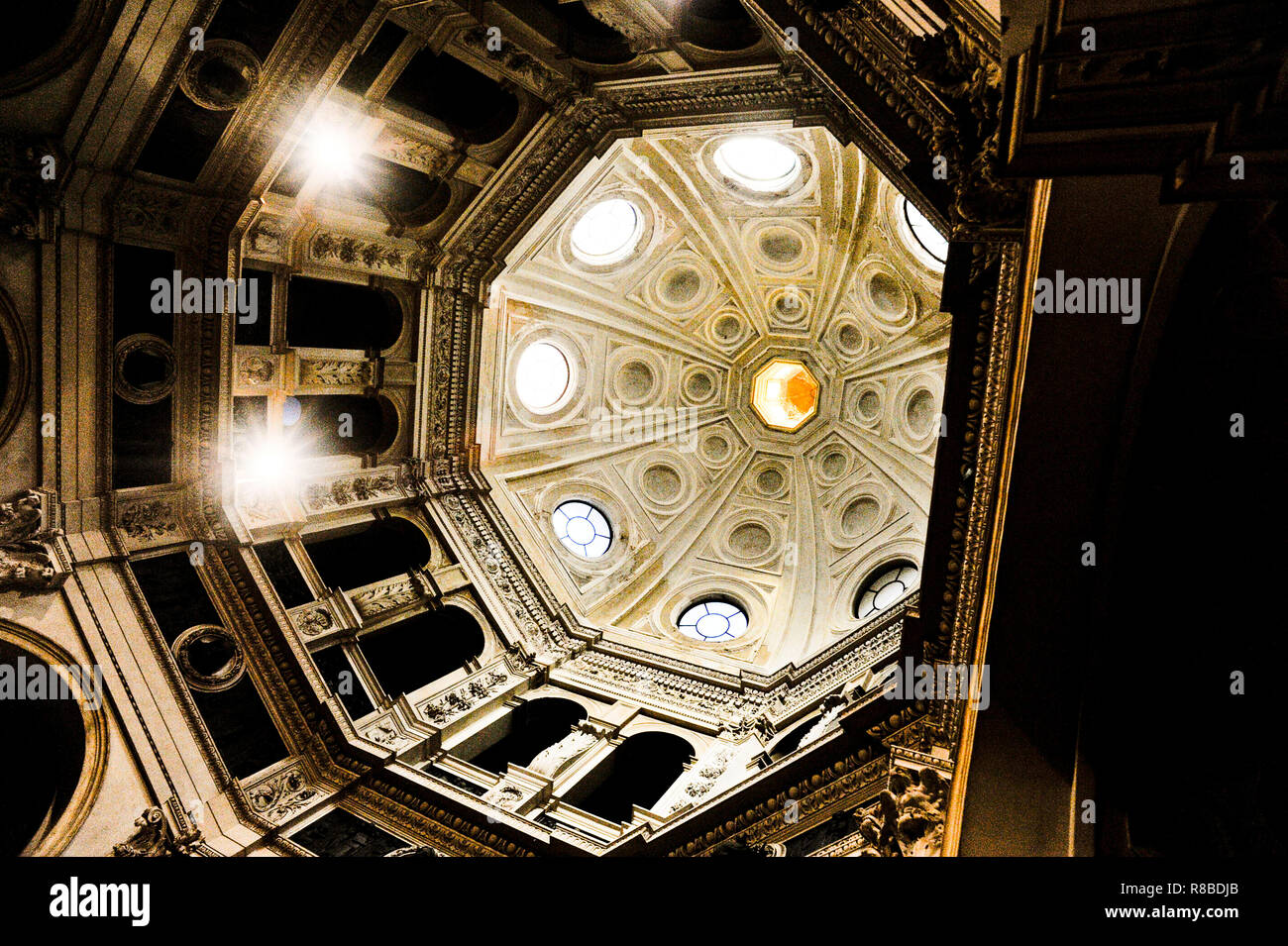 Italy, Lombardy, Arcore, Chapel of the Villa Borromeo d'Adda in memory ...