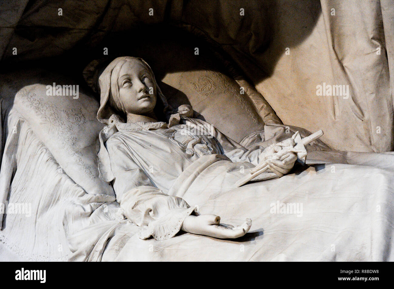 Italy, Lombardy, Arcore, Chapel of the Villa Borromeo d'Adda in memory ...