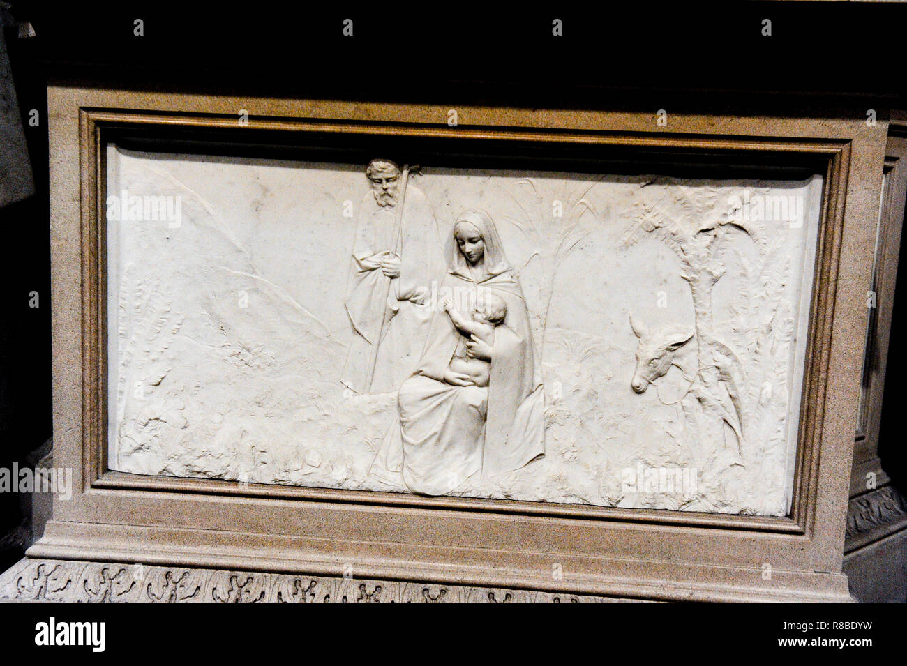 Italy, Lombardy, Arcore, Chapel of the Villa Borromeo d'Adda in memory ...