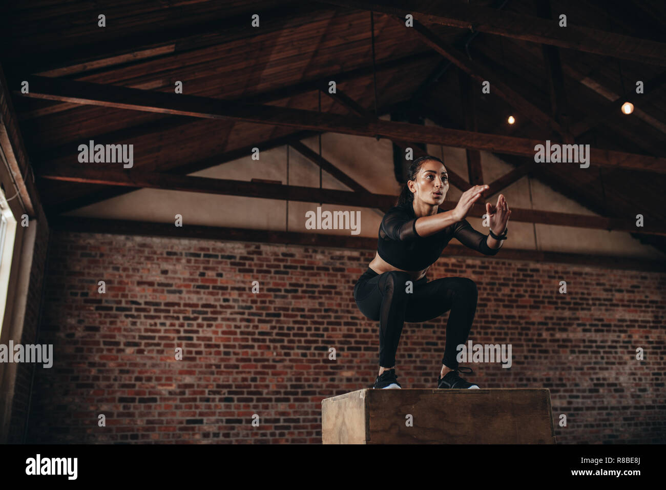Squat Jump Box Stock Photos & Squat Jump Box Stock Images - Alamy