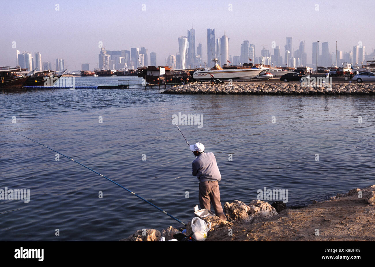Fishing port in doha hi-res stock photography and images - Alamy
