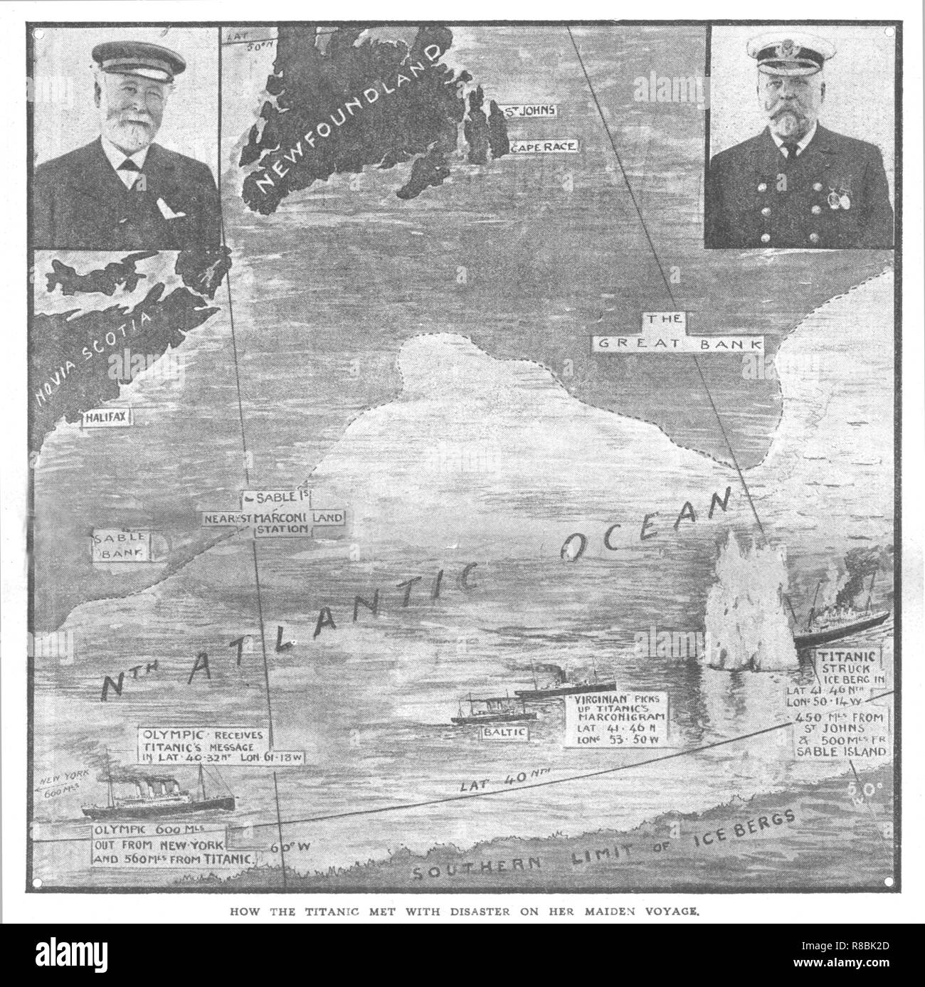 'How the Titanic met with Disaster on her Maiden Voyage', April 20 ...
