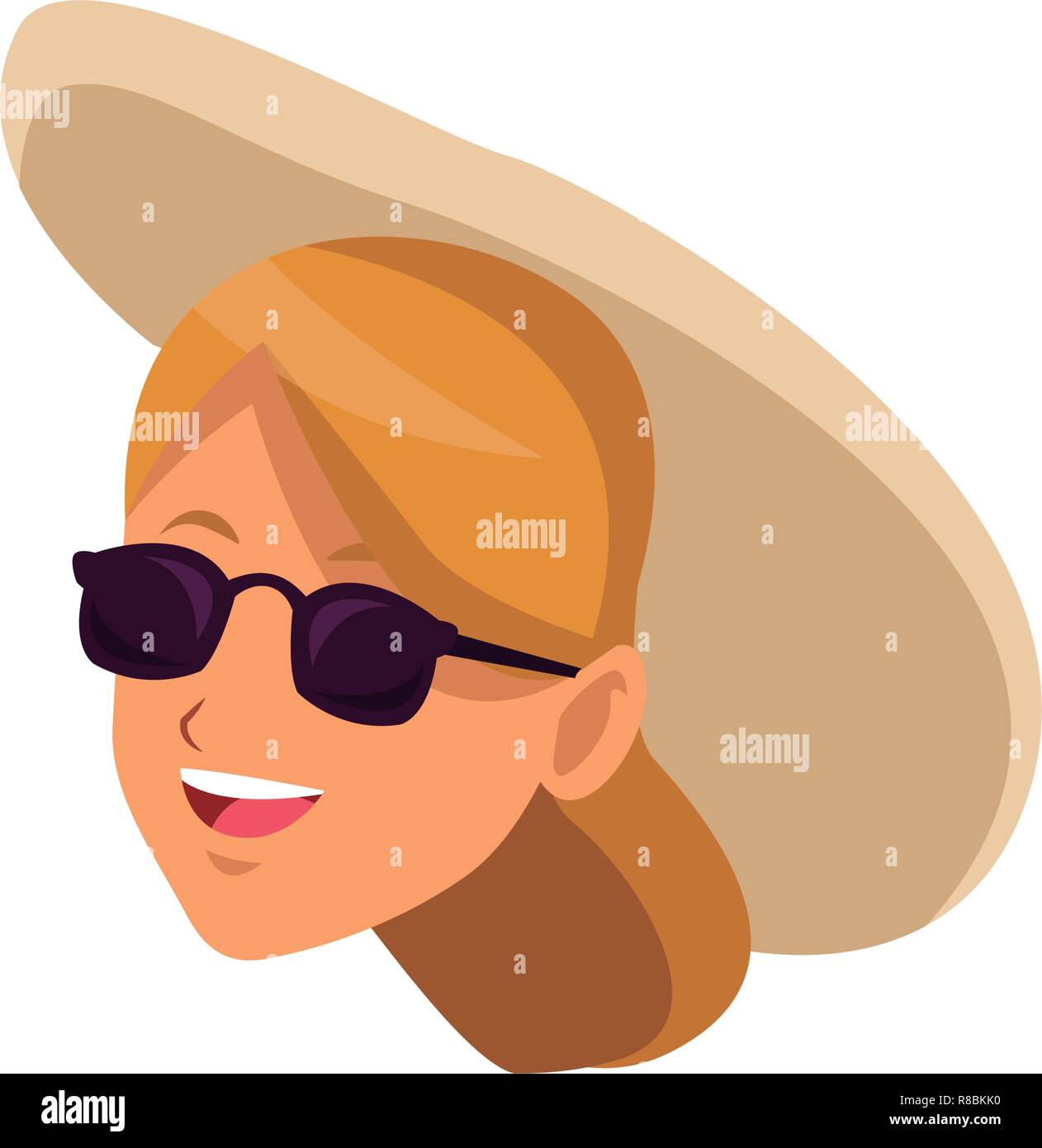 woman only face Stock Vector Image & Art - Alamy