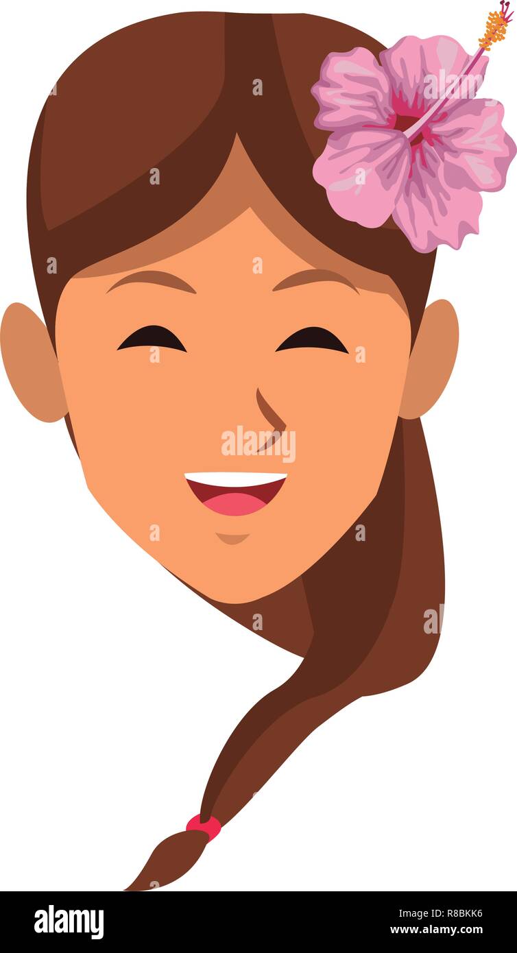 woman only face Stock Vector Image & Art - Alamy