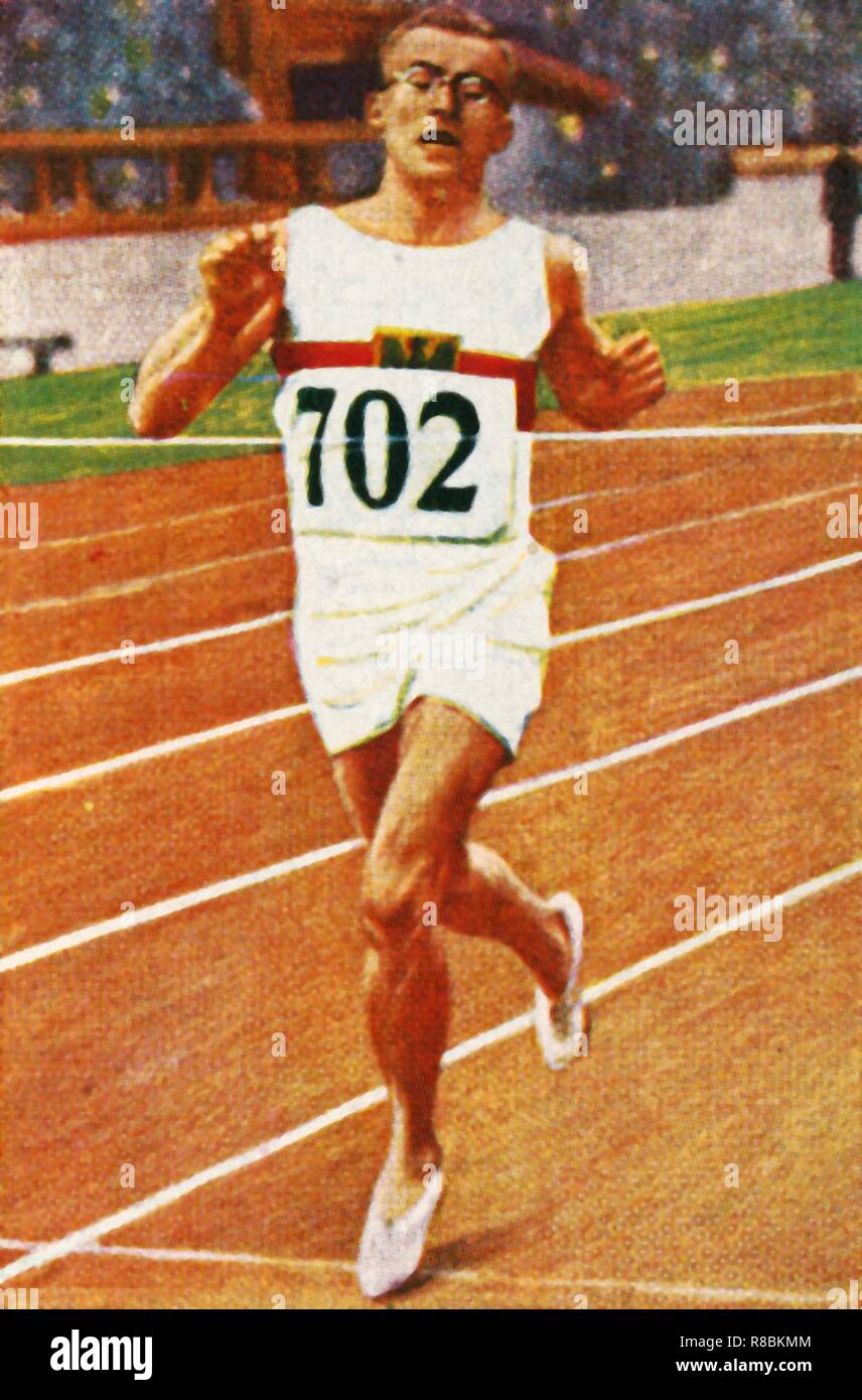 German sprinter Joachim Büchner, 1928. Creator: Unknown Stock Photo - Alamy