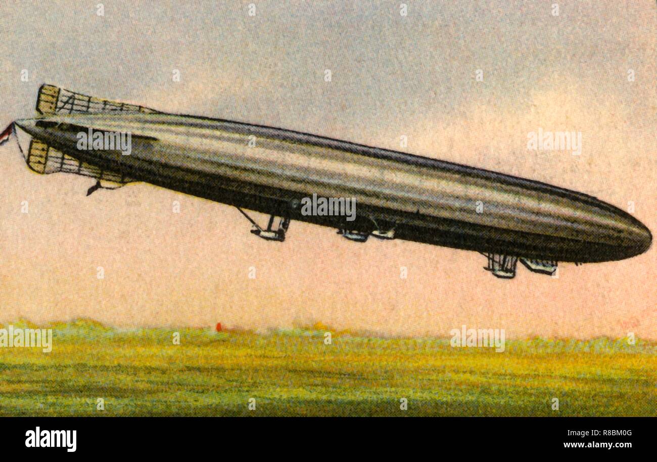 Schütte-Lanz airship, c1915, (1932). Creator: Unknown Stock Photo - Alamy