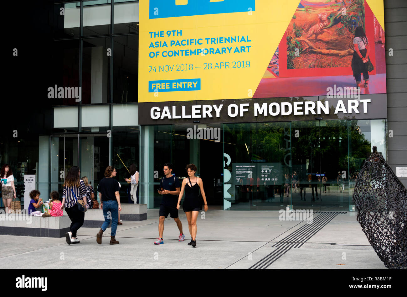 Gallery of Modern Art, South Bank, Brisbane, Queensland, Australia Stock Photo - Alamy