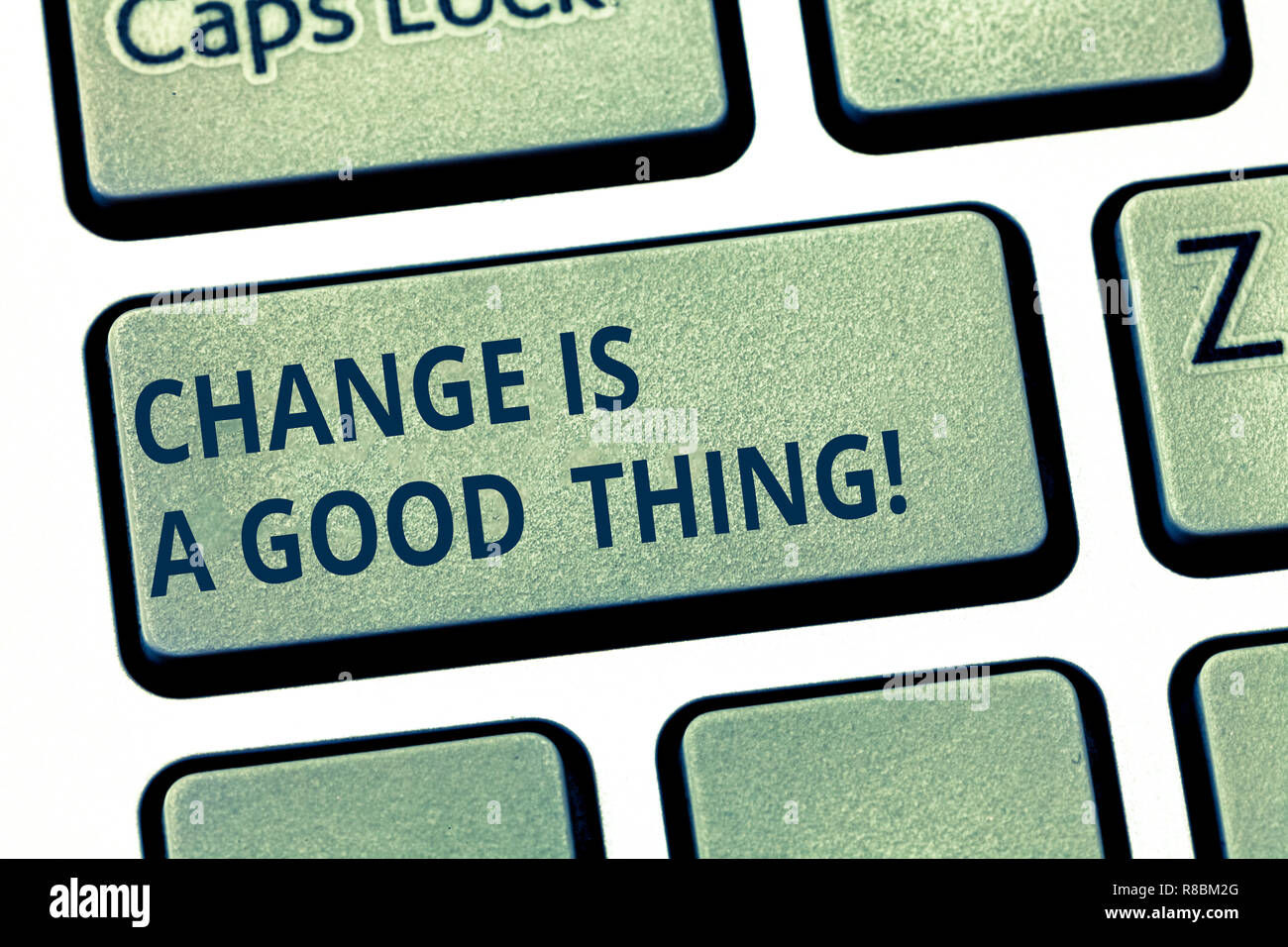 Text sign showing Change Is A Good Thing. Conceptual photo Make changes ...